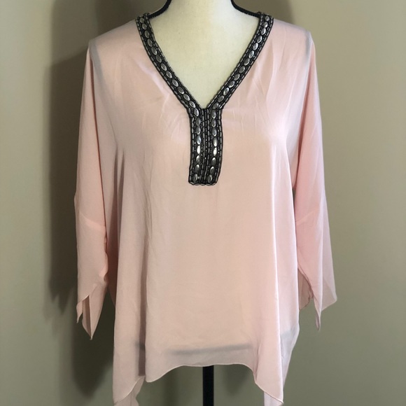 Boston Proper | Tops | Beautiful Beaded Tunic | Poshmark